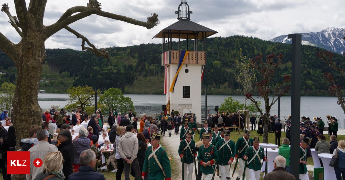 Turm in neuem Glanz: In Millstatt gab es ein Fest für den revitalisierten Barbara-Egger-Park